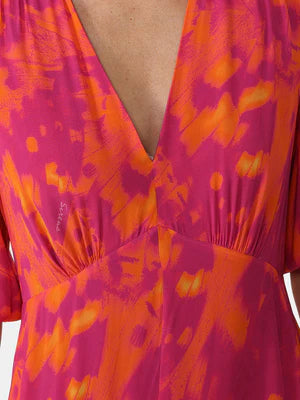 Sirens - Elena Dress Pink Butterfly – BOHO BEACH FEST