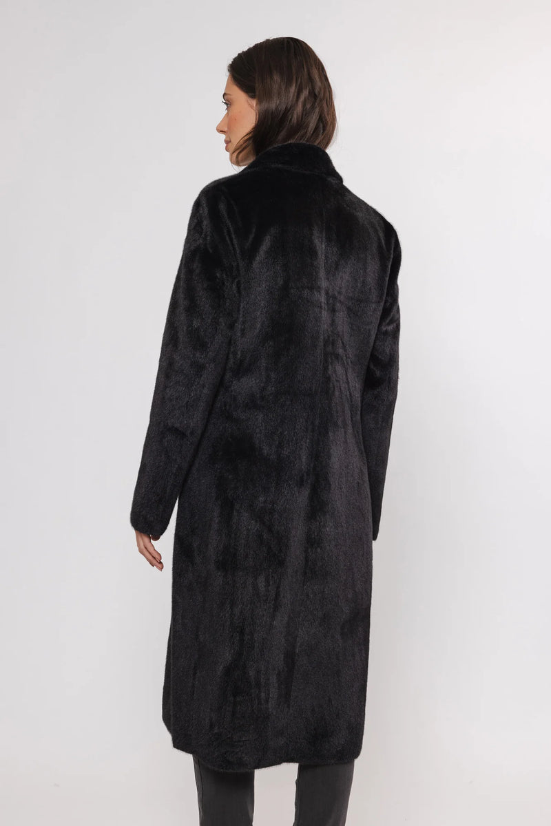 Rino & Pelle - Saami Long Single Breasted Coat in Black – BOHO BEACH FEST