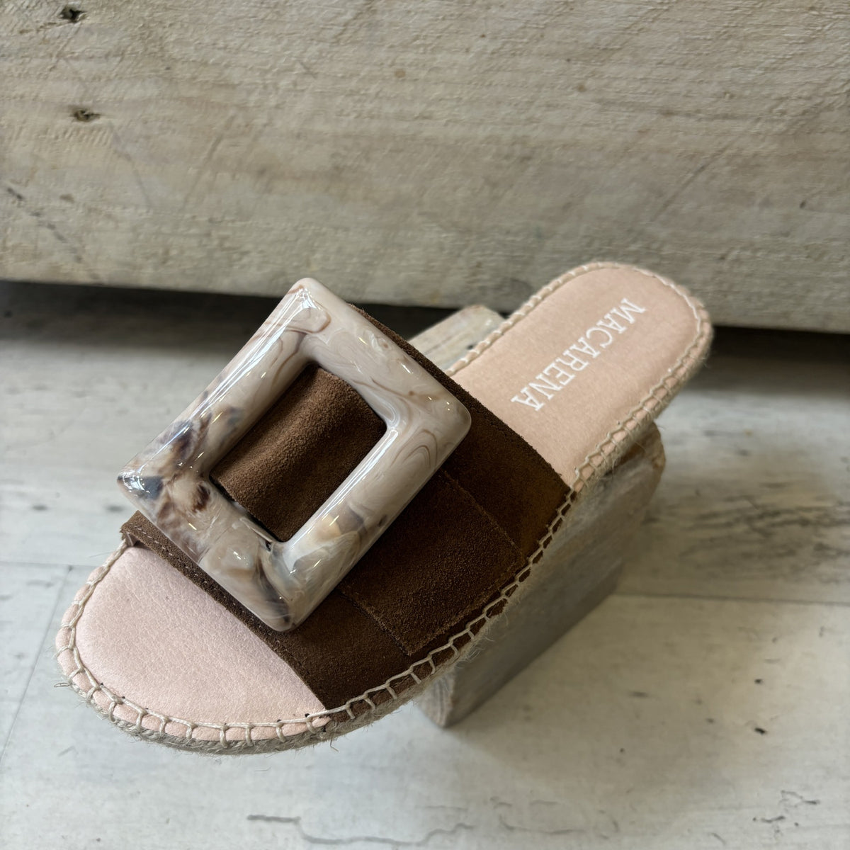 Macarena Playa Slide - Brown – BOHO BEACH FEST