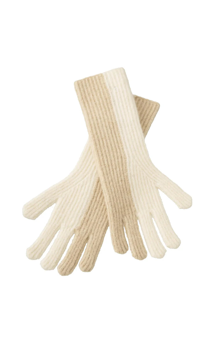 YAYA - Two-tone Gloves - Beige – BOHO BEACH FEST